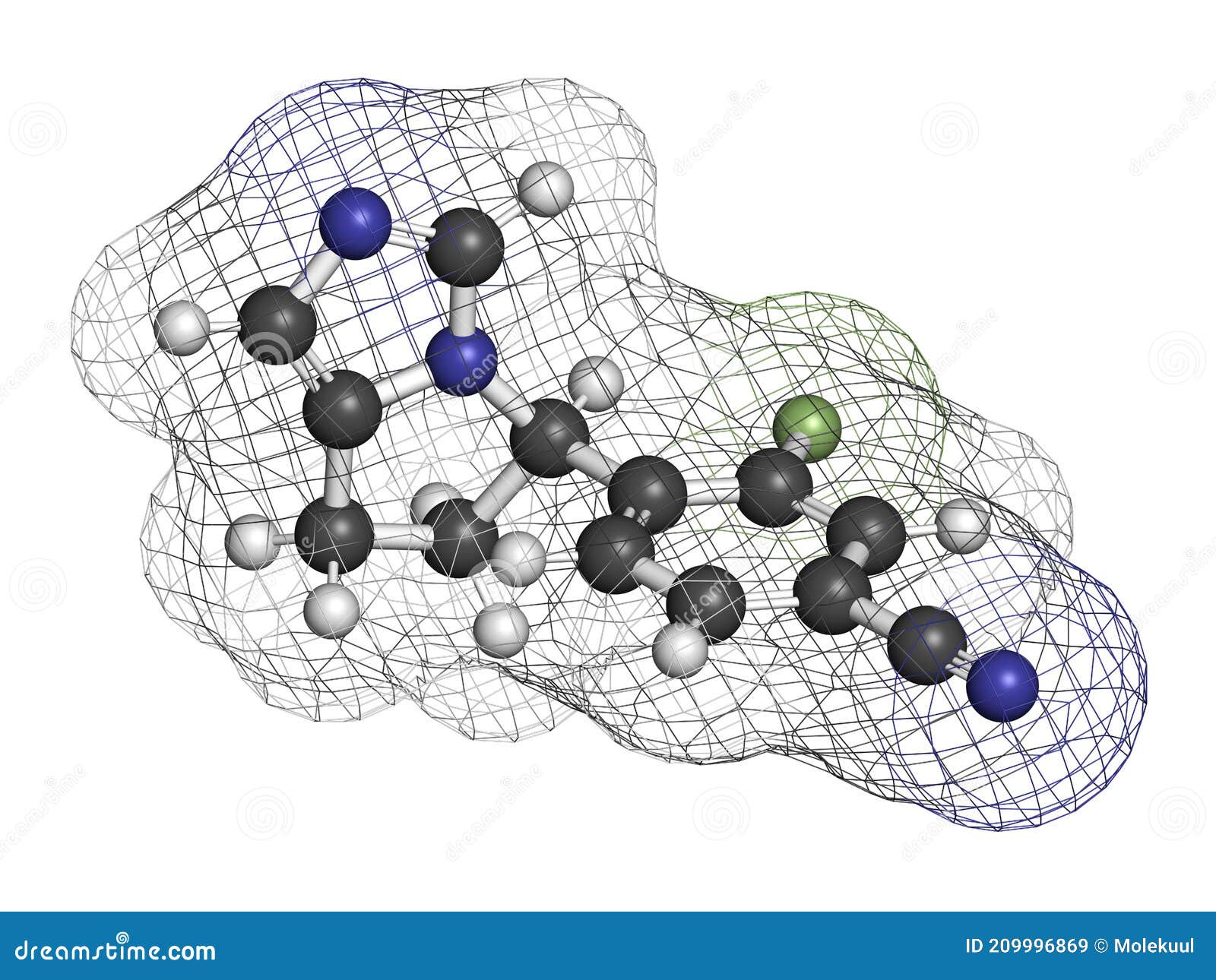 Osilodrostat Cushing`s Syndrome Drug Molecule. 3D Rendering Stock ...