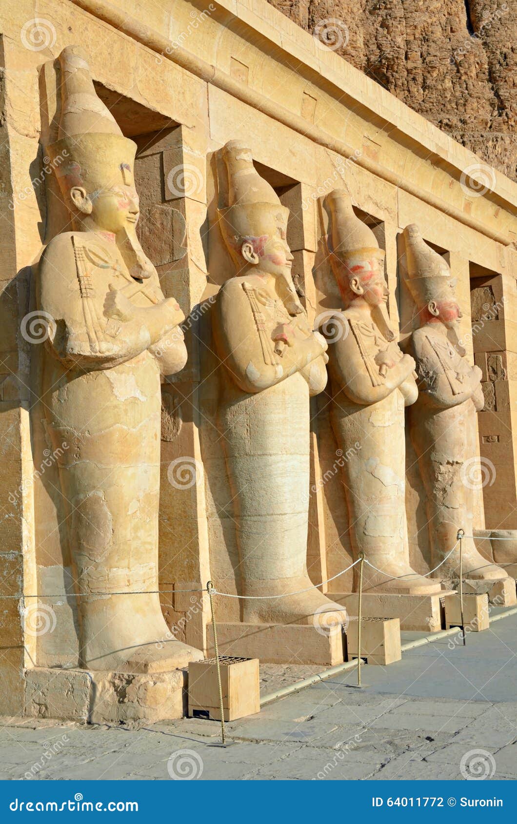 Osirian statues stock photo. Image of middle, egypt, osirian - 64011772