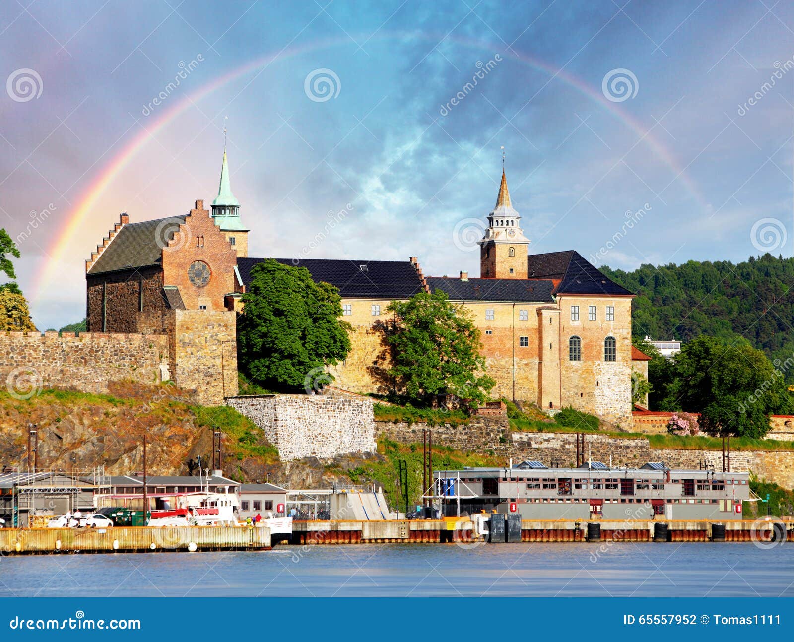 Oslo, Akershus Fort, Norway Stock Photo - Image of city, outdoor: 65557952