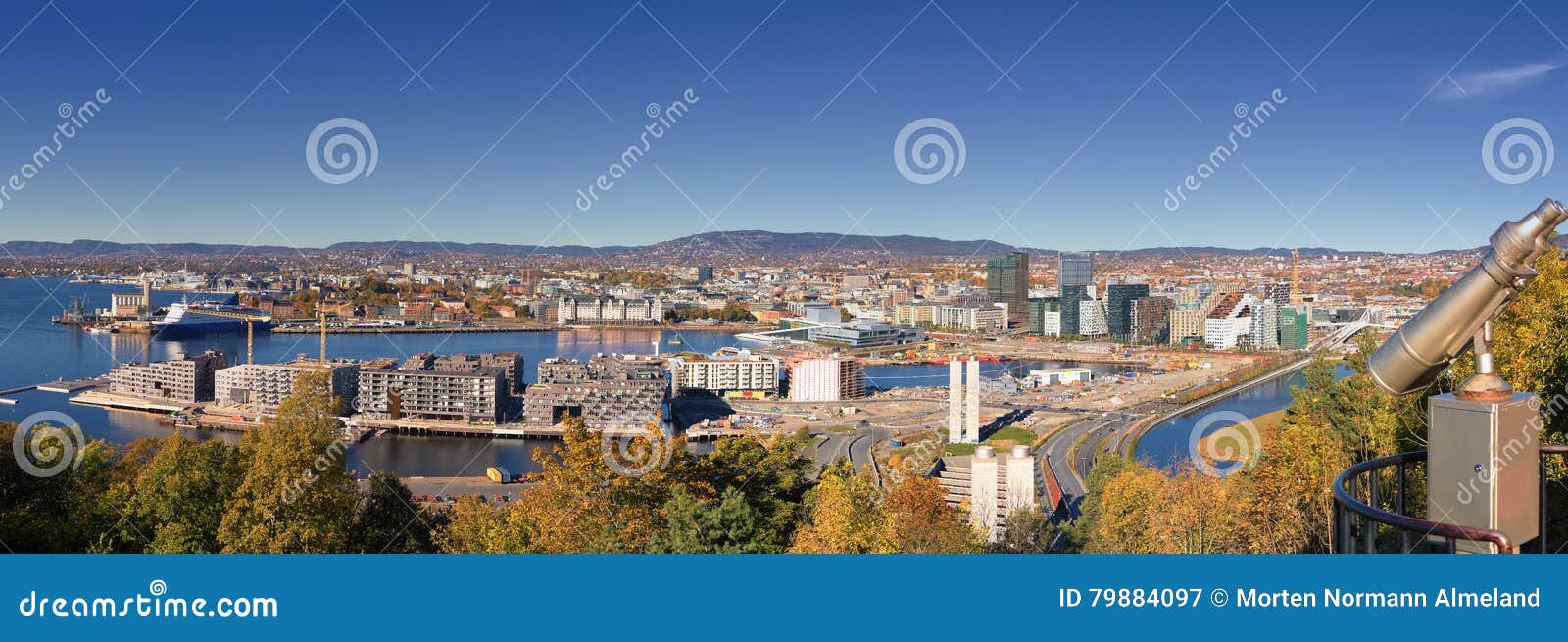 Oslo Autumn Norway, Downtown Centrum Editorial Photography - Image of ...