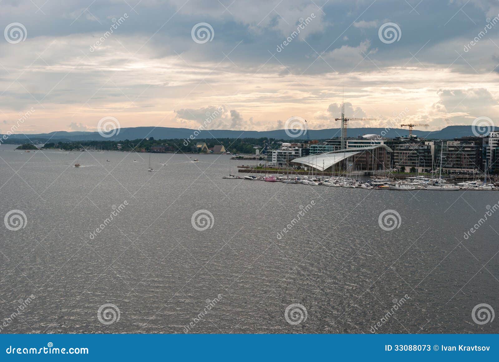 Oslo bay stock image. Image of salty, view, ship, fjord - 33088073