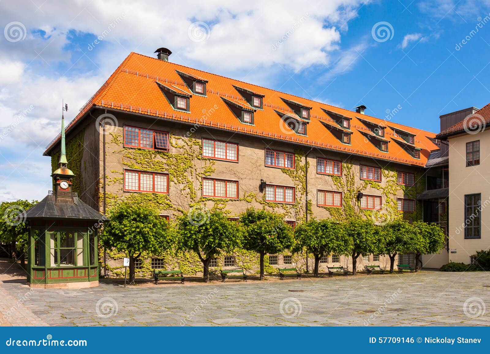 Oslo Folk Museum stock photo. Image of roof, scandinavian - 57709146