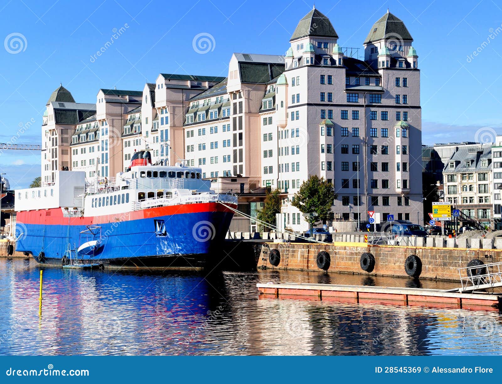 Oslo harbor stock image. Image of boat, europe, ship - 28545369