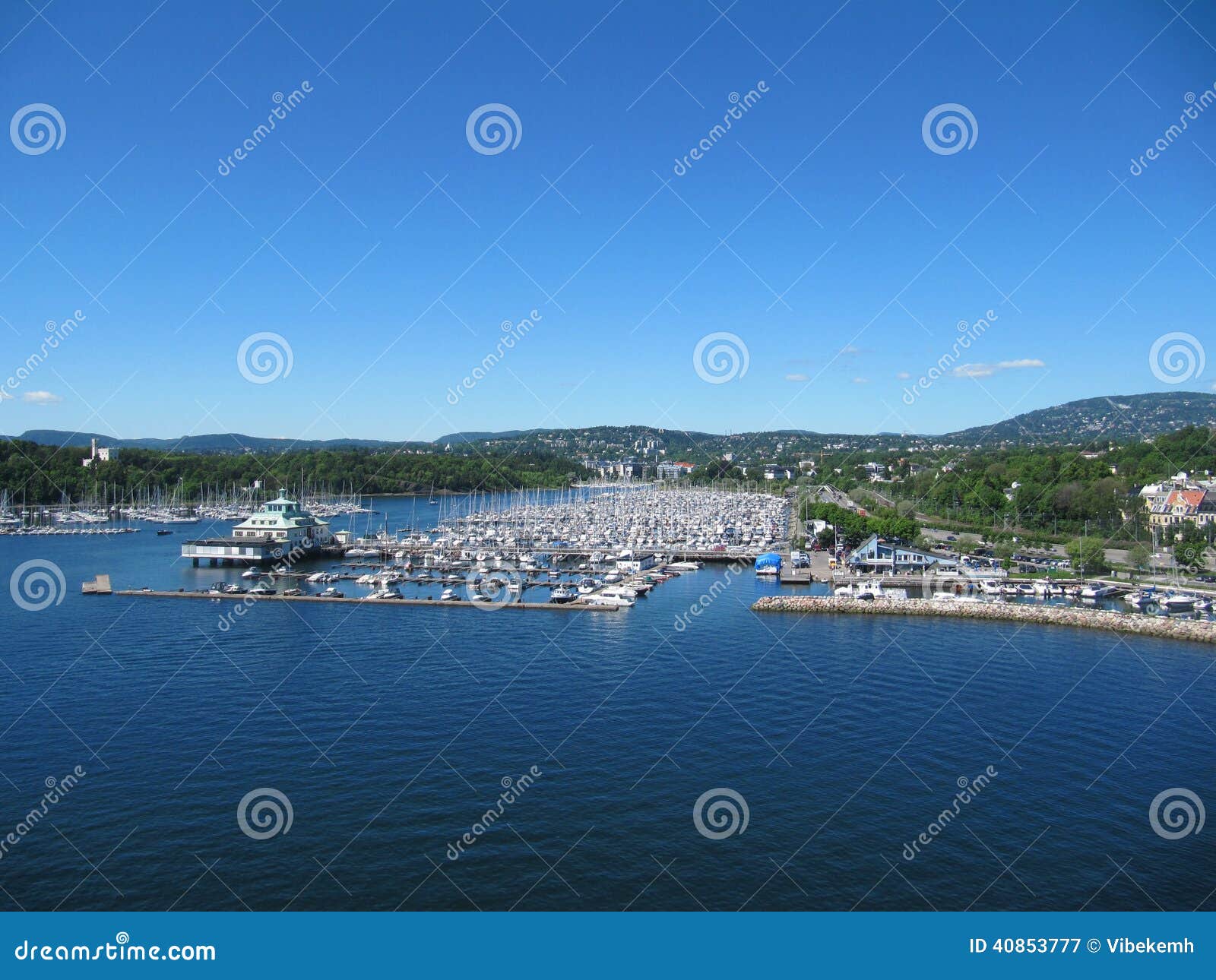 Oslo harbour stock image. Image of trees, harbour, ocean - 40853777