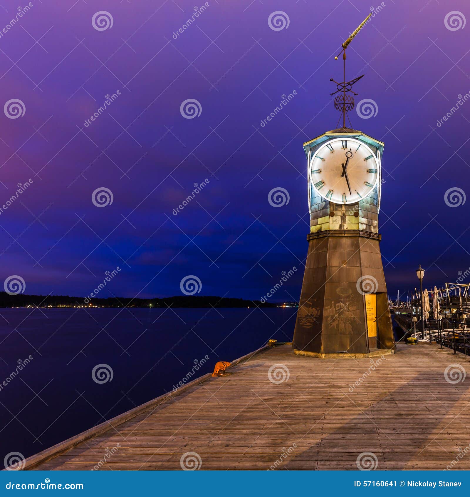 Oslo Lighthouse stock image. Image of norwegian, navigational - 57160641