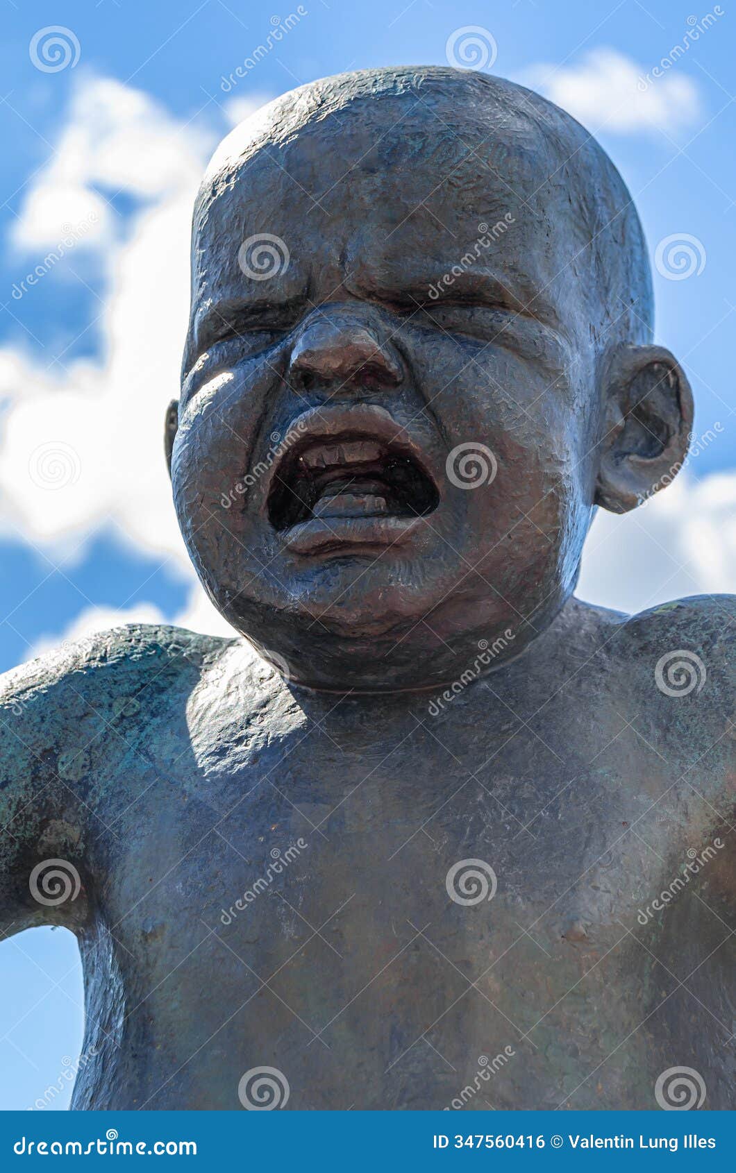 The Angry Boy Statue in the Vigeland Installation of Sculptures in Oslo ...