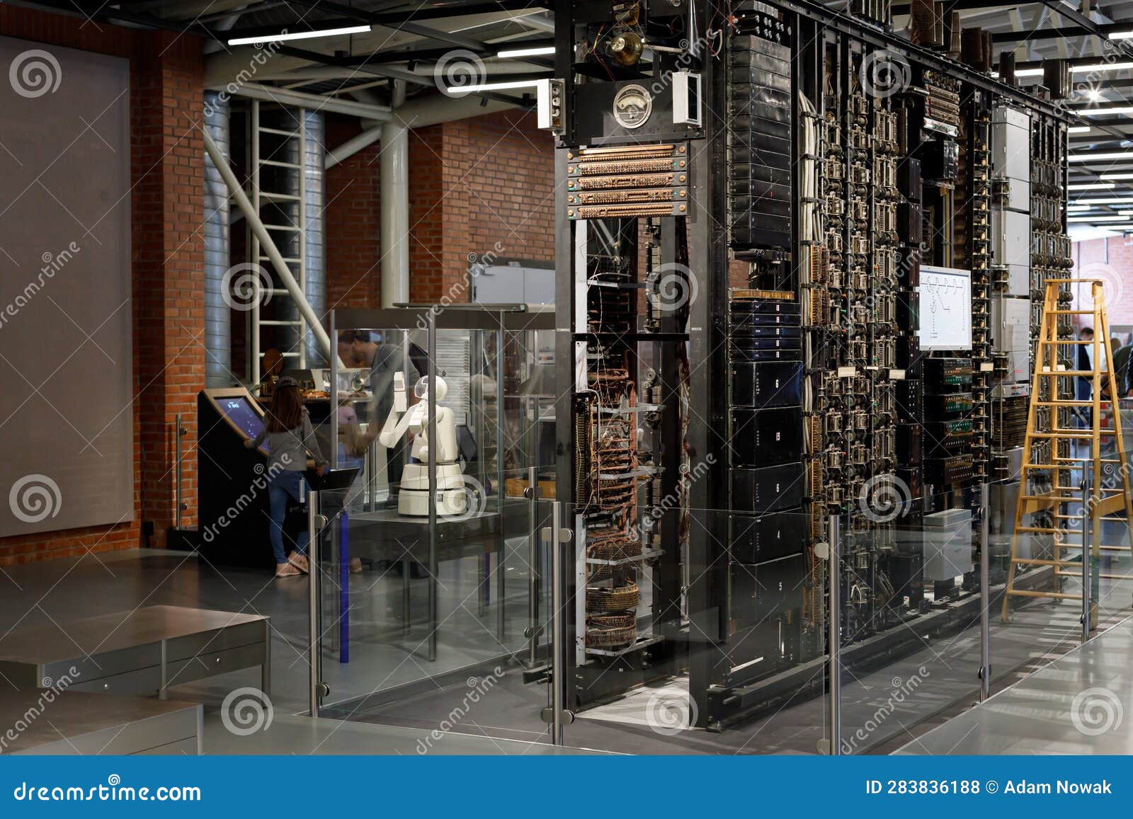 Vintage Electronic Device at the Tech Museum in Oslo. Weston Electrical ...