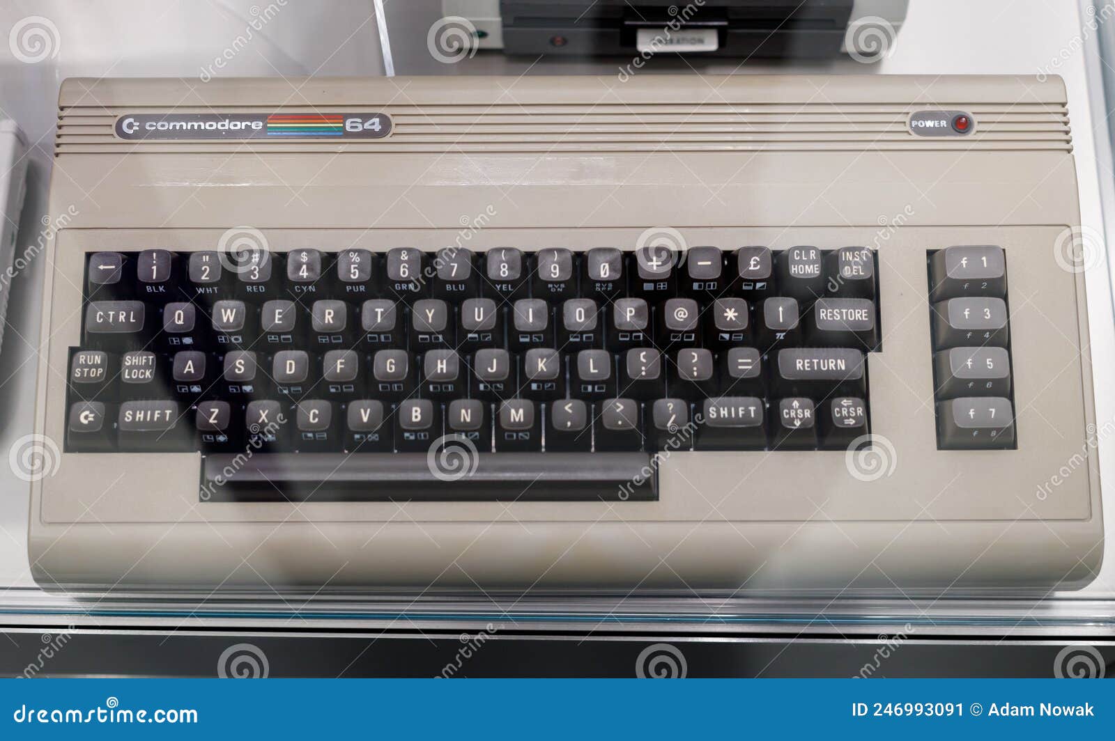 Retro Computer, Commodore 64 at the Museum of Technology in Oslo ...