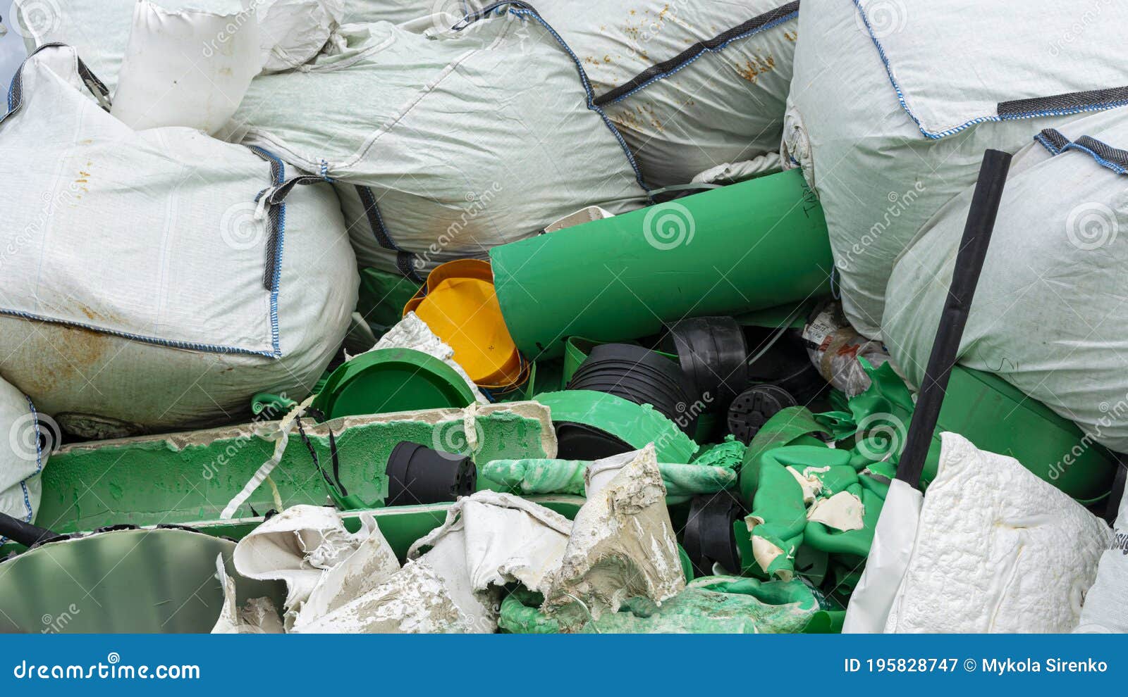 Oslo, Norway, 25.05.2020: Plastic Garbage, Wooden Waste at the Sorting ...