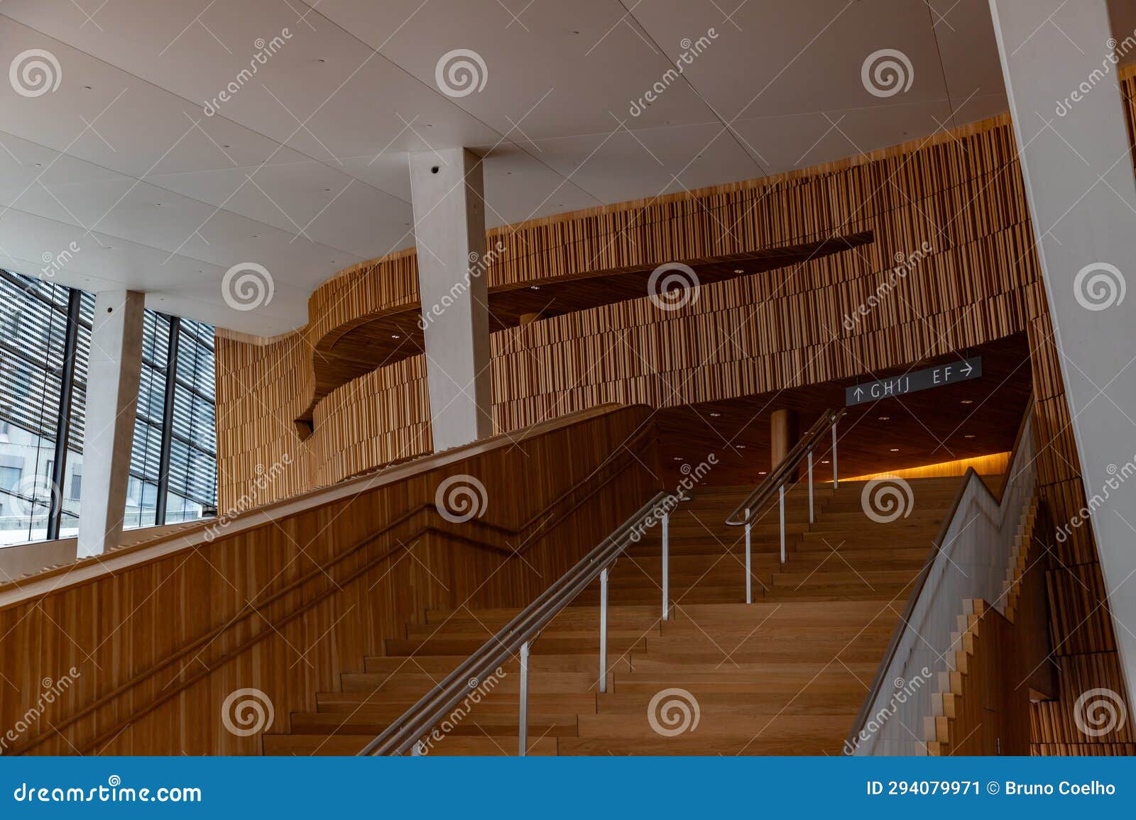 Oslo Opera House Interior editorial photo. Image of stairs - 294079971