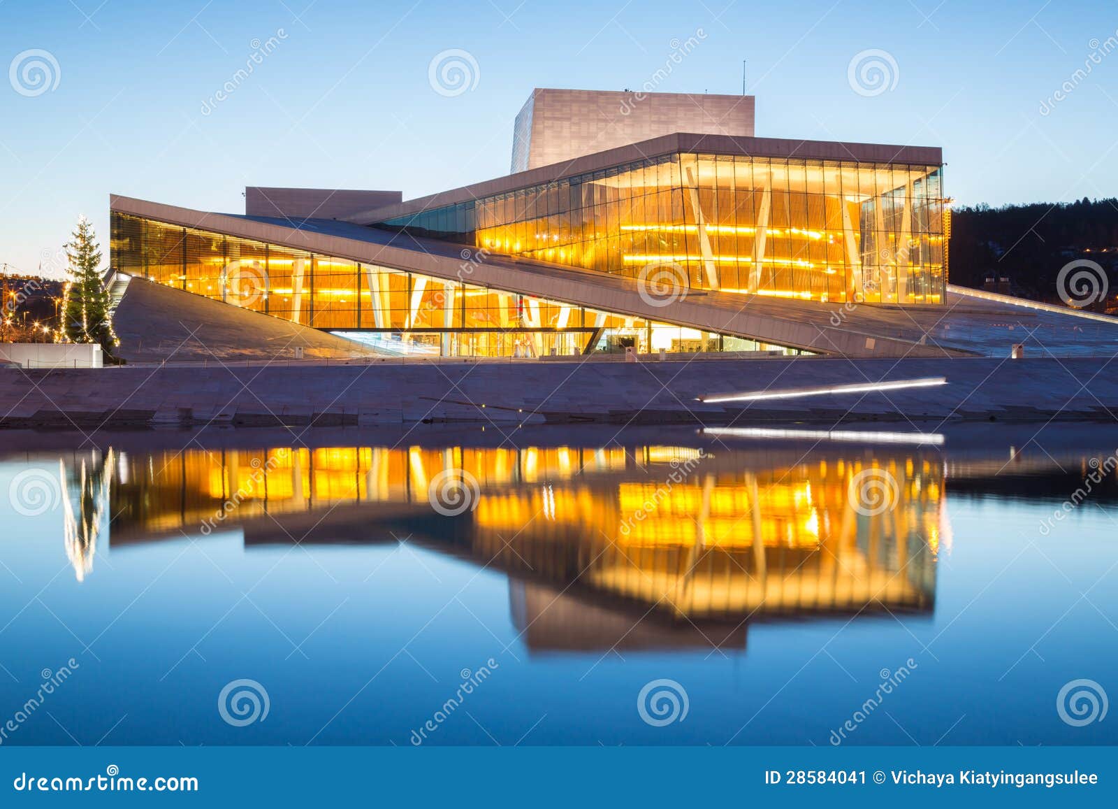 Oslo Opera House Norway stock image. Image of morning - 28584041