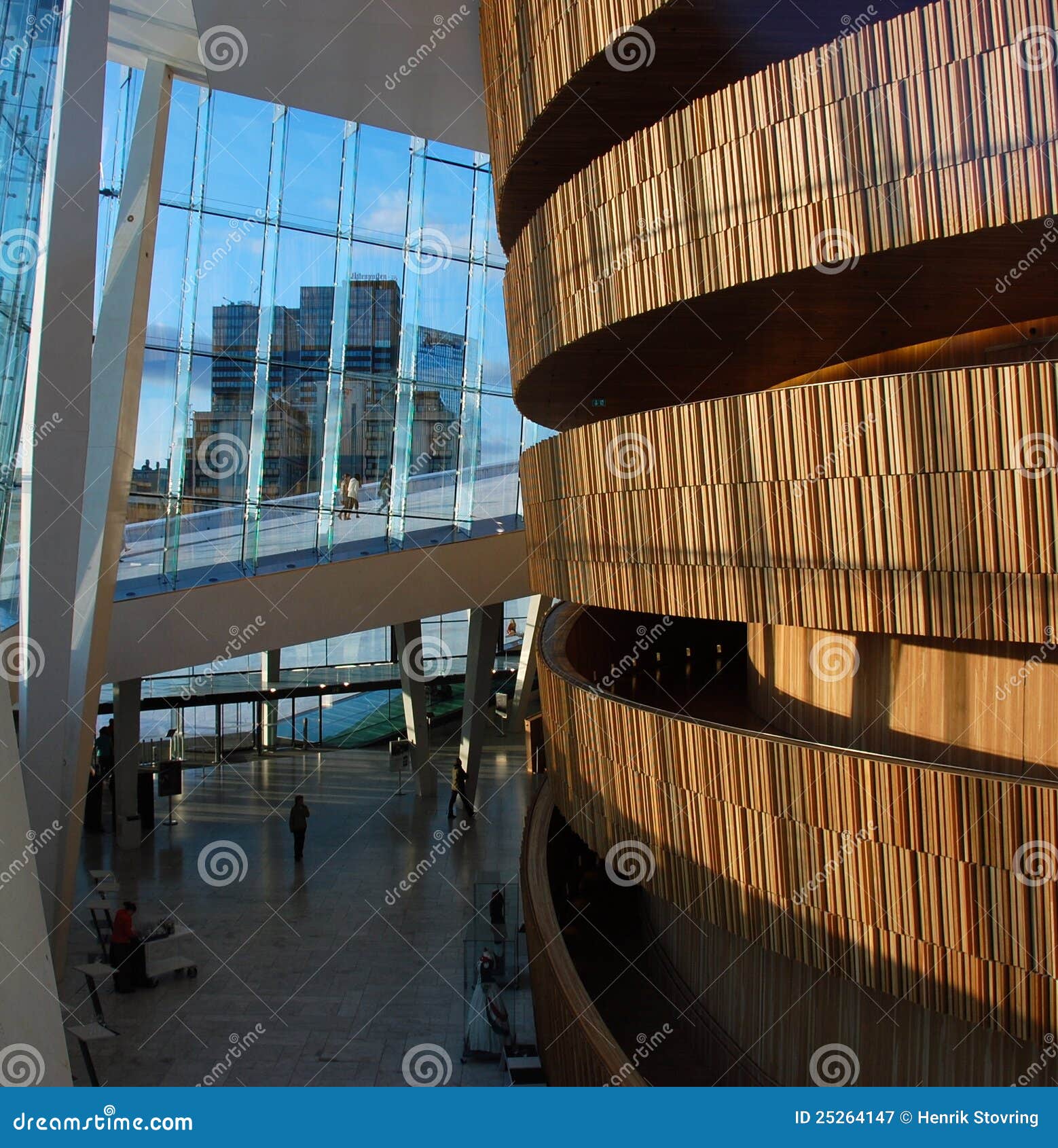 Oslo Opera look-through stock image. Image of evening - 25264147