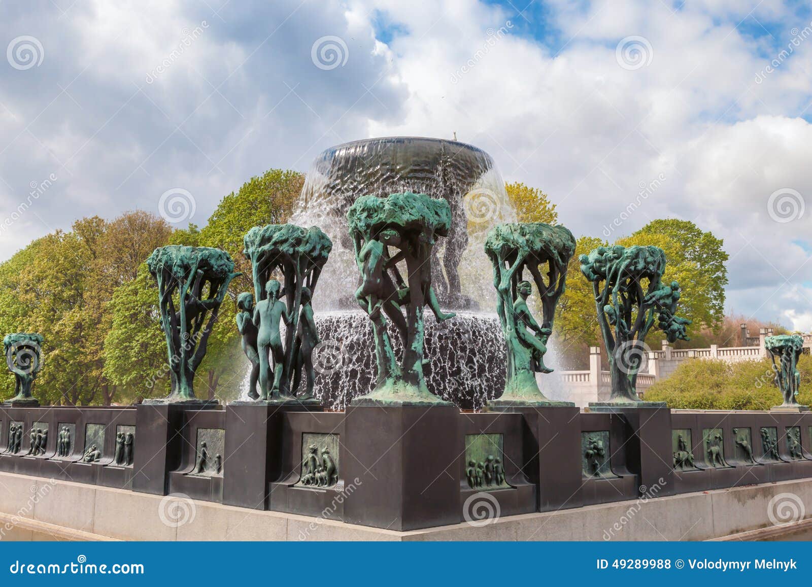 Sculptures In Vigeland Park Oslo Norway Editorial Photo | CartoonDealer ...