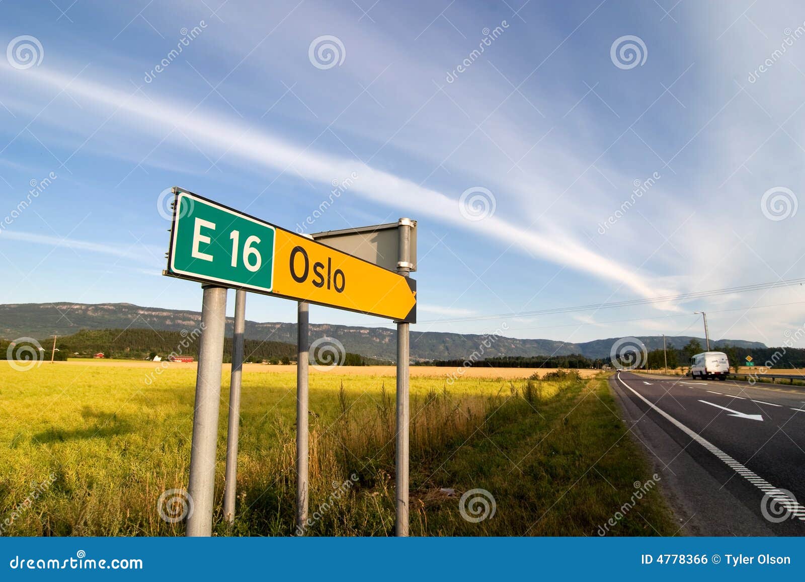 Oslo Traffic Sign stock photo. Image of sign, signage - 4778366