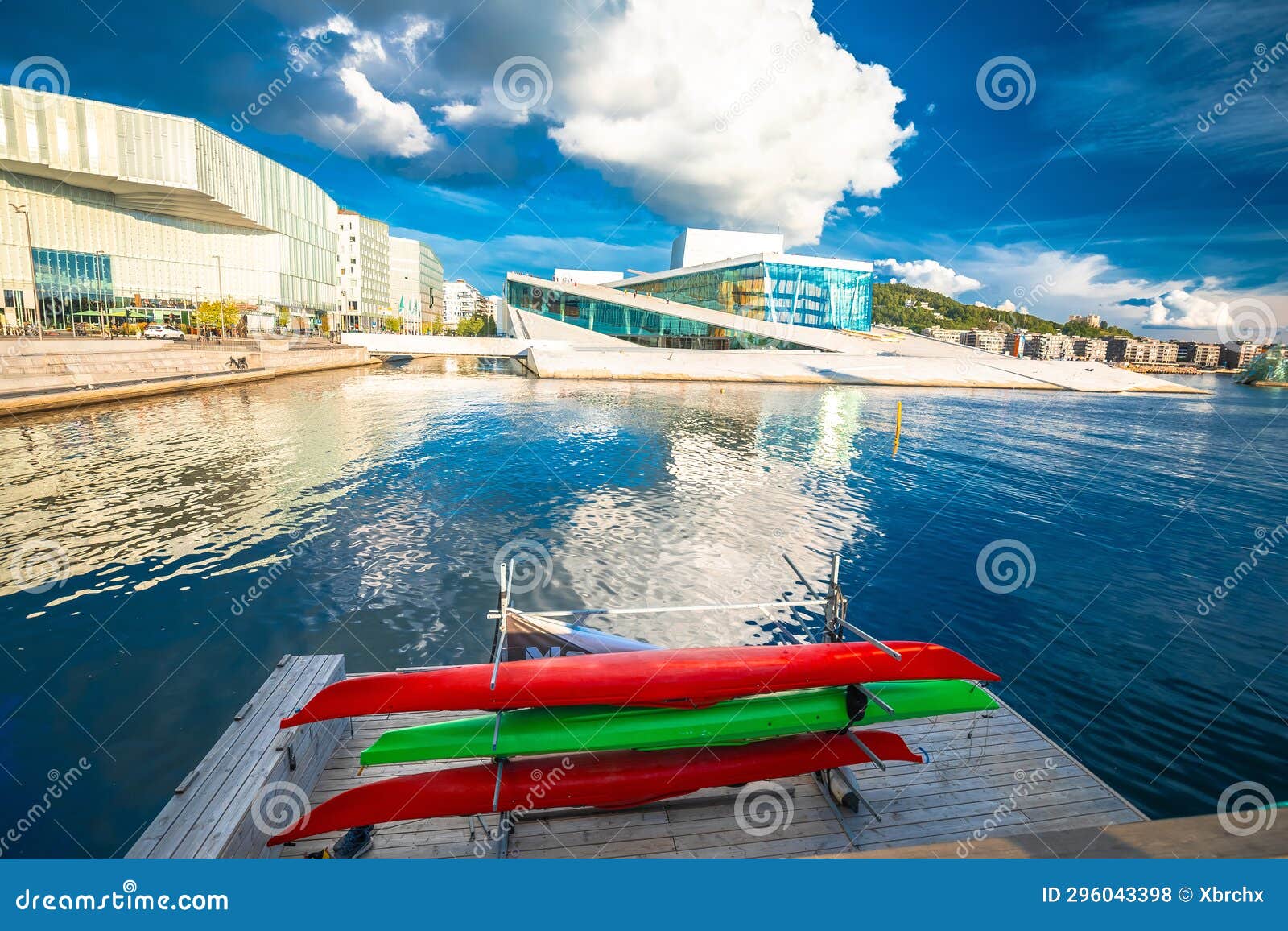 Oslo Waterfront and Contemporary Architecture View Stock Photo - Image ...