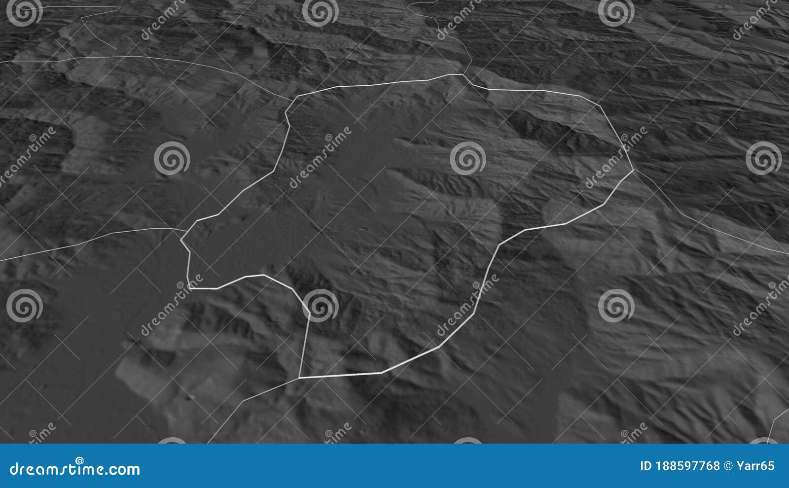 Oslomej, Macedonia - Outlined. Bilevel Stock Illustration ...
