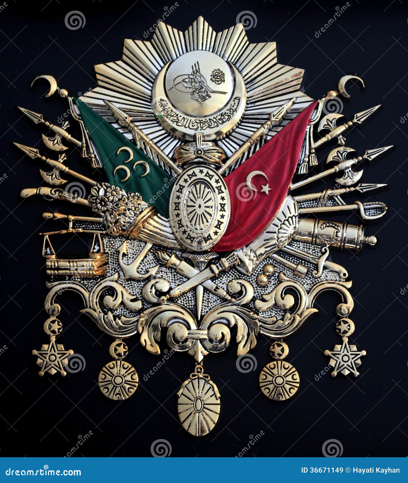 Osmańskiego Imperium Emblemat Obraz Stock - Obraz złożonej z kraj ...