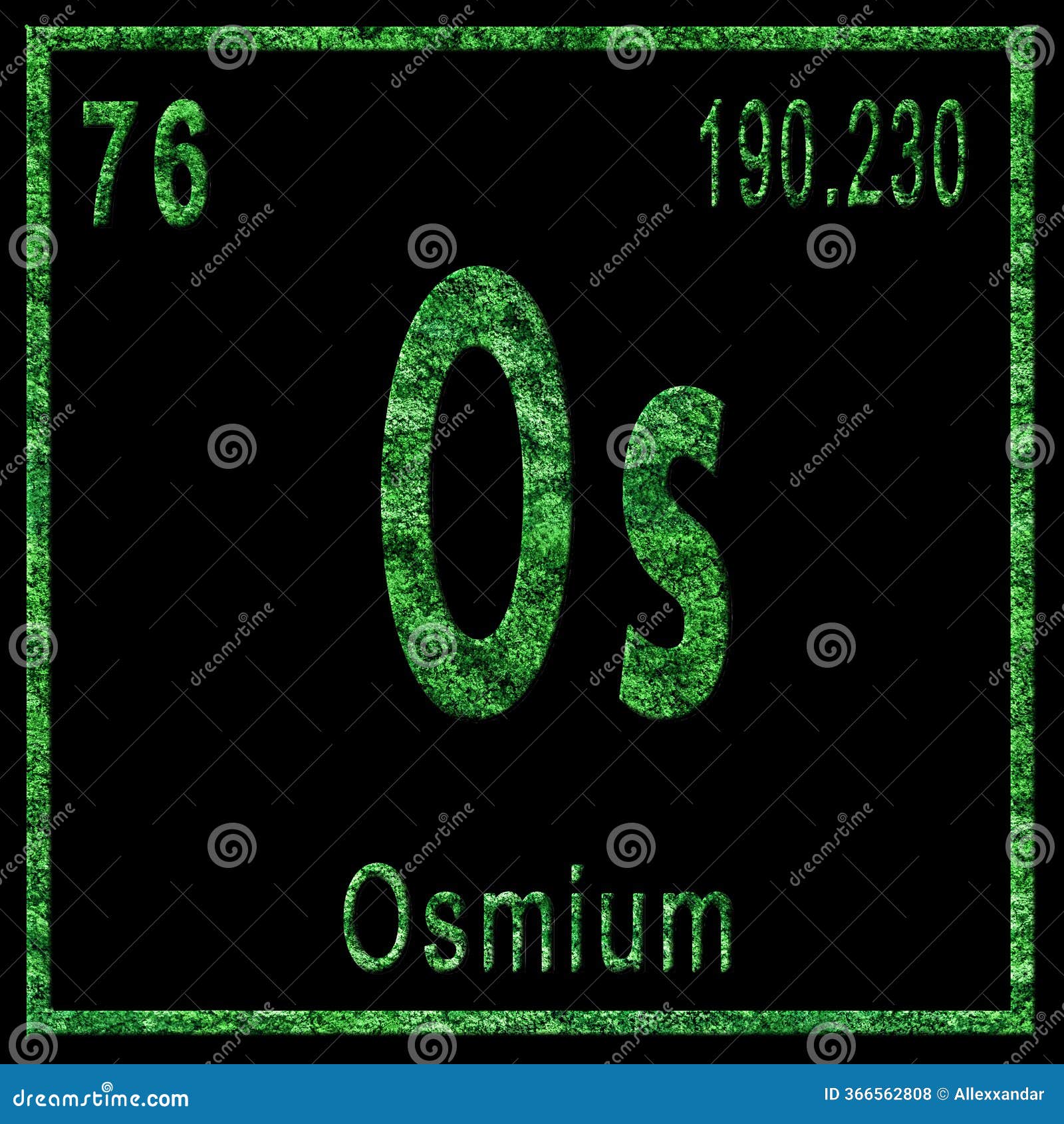 Osmium Chemical Element. Vector Illustration | CartoonDealer.com #141921438