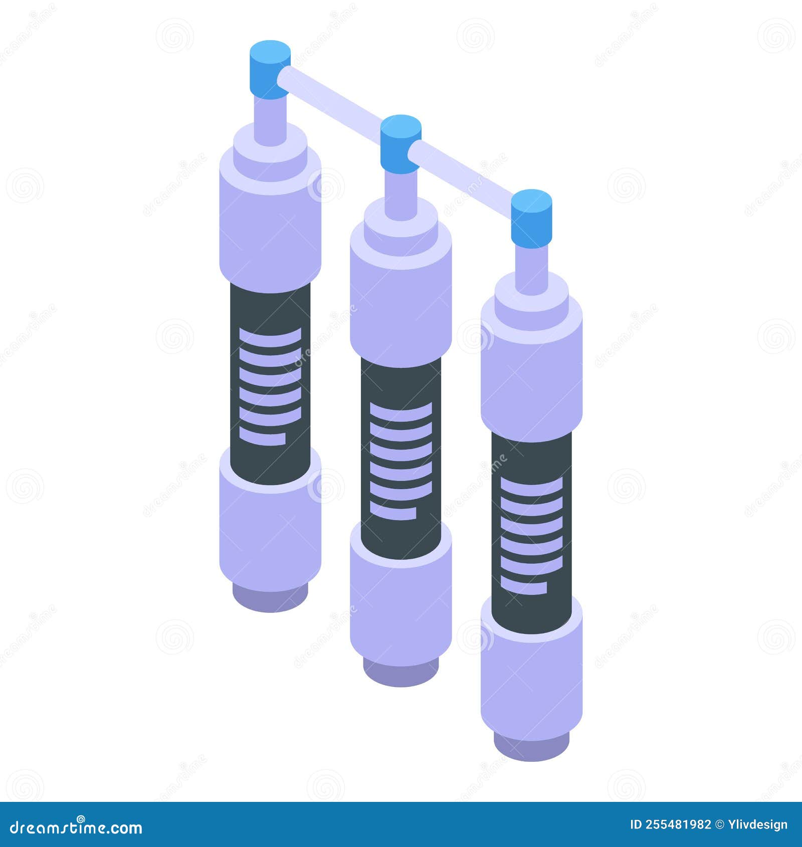 Osmosis Tubes Icon Isometric Vector. Water System Stock Illustration ...