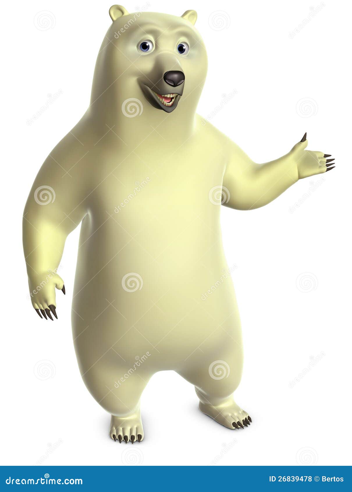 Oso blanco stock de ilustración. Ilustración de negro - 26839478