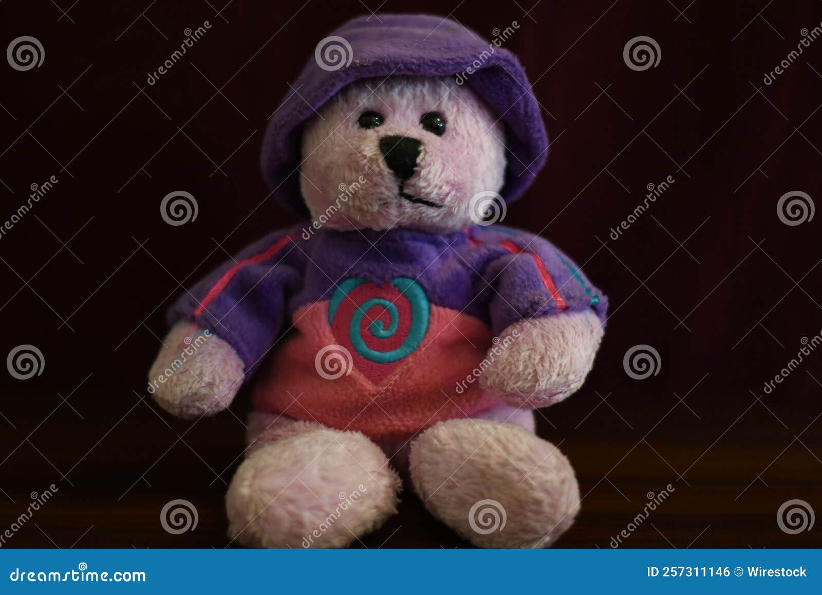 Oso De Peluche Lindo Con Ropa Moderna Foto de archivo - Imagen de fondo ...