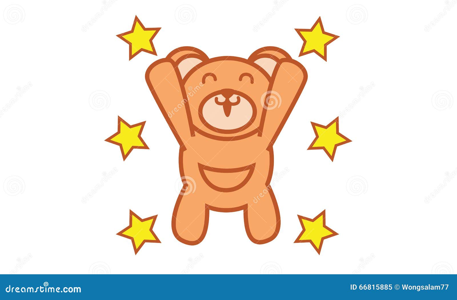 Oso del bebé ilustración del vector. Ilustración de animal - 66815885