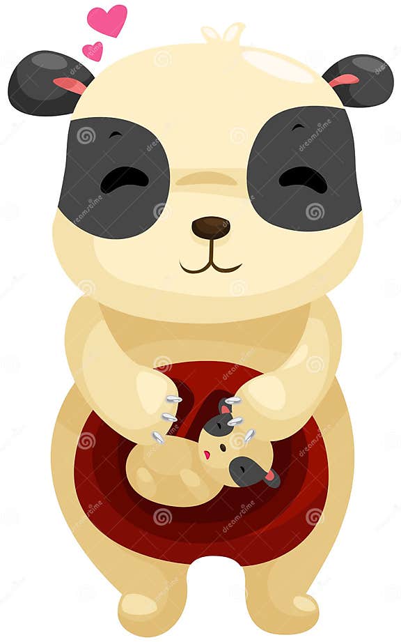 Oso embarazado ilustración del vector. Ilustración de familia - 23067676