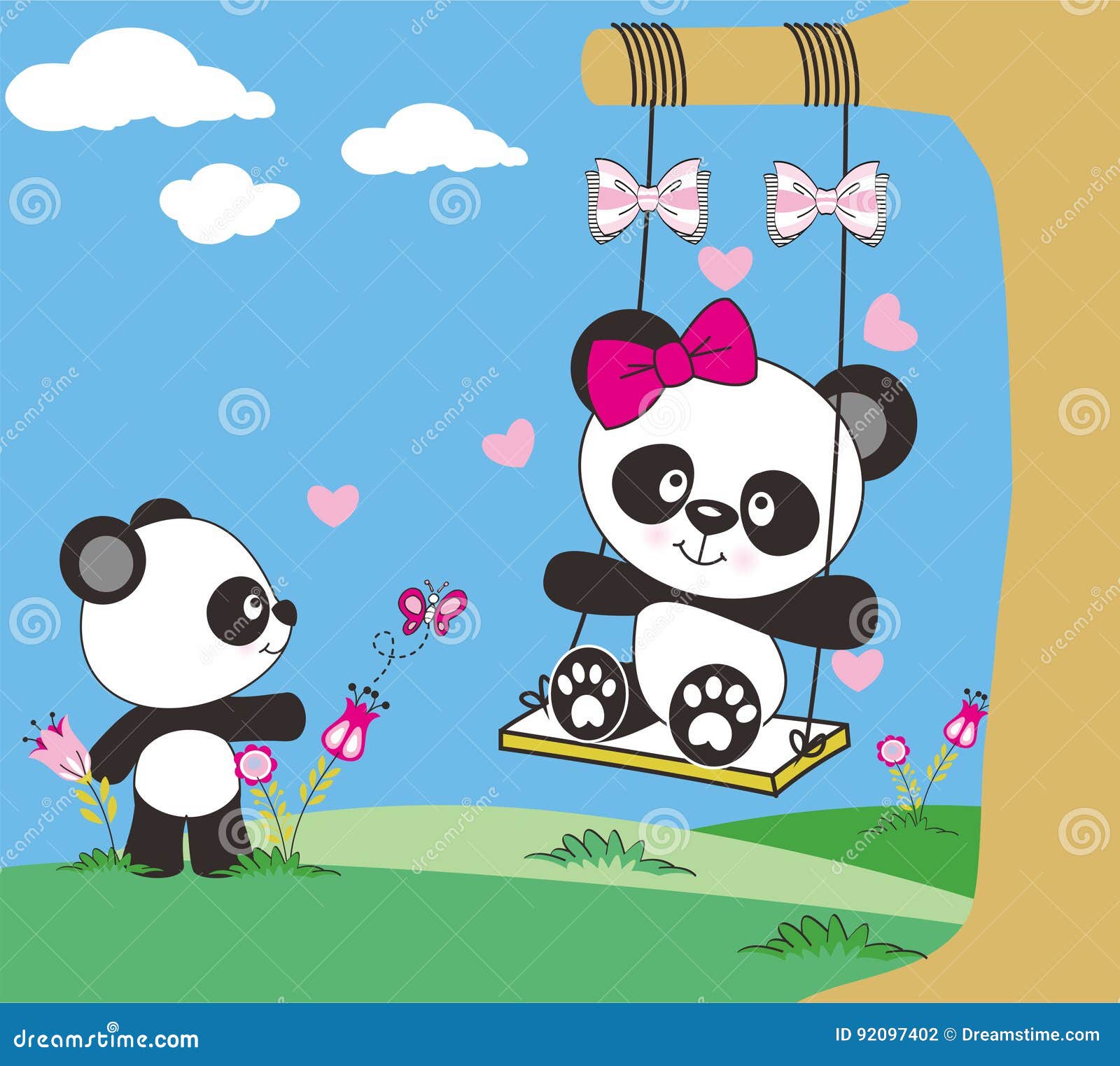 Oso feliz ilustración del vector. Ilustración de vector - 92097402