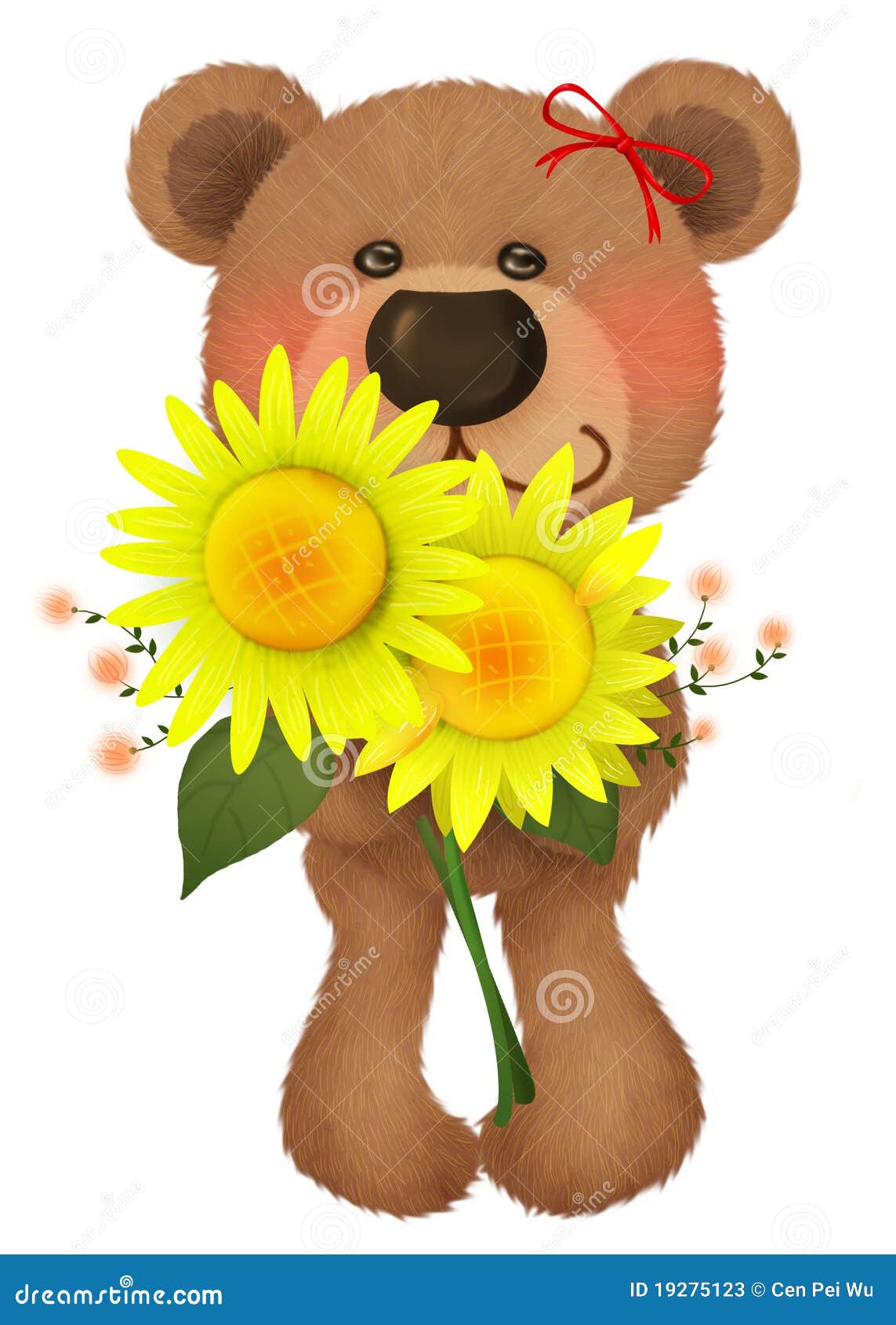 Oso lindo stock de ilustración. Ilustración de historieta - 19275123