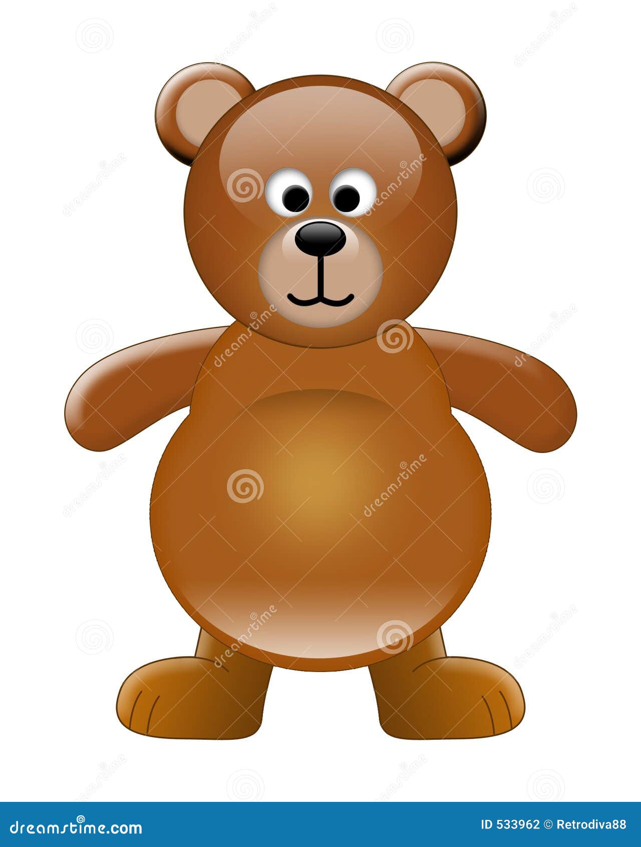 Oso lindo stock de ilustración. Ilustración de dulzor, regalo - 533962