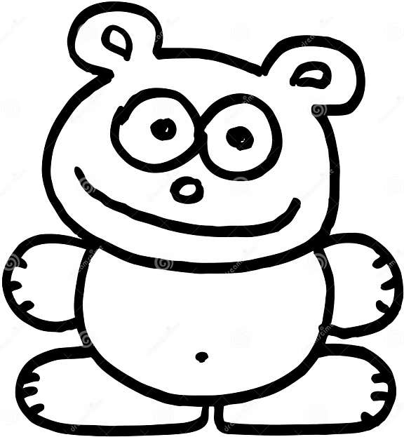 Oso loco ilustración del vector. Ilustración de salvaje - 8362589