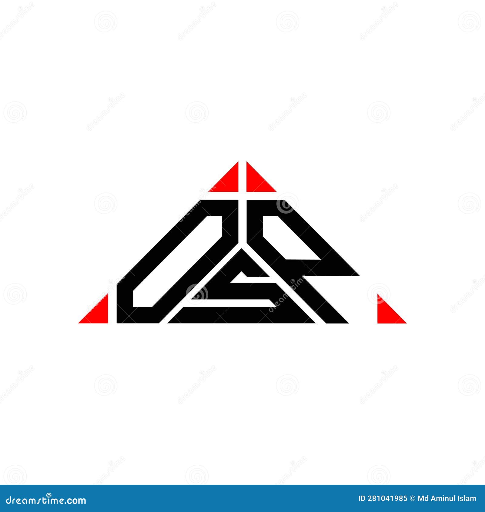 OSP Letter Logo Creative Design with Vector Graphic, OSP Stock Vector ...
