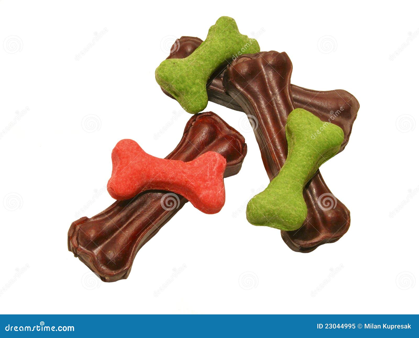 Ossa dell'alimento di cane immagine stock. Immagine di impilato - 23044995