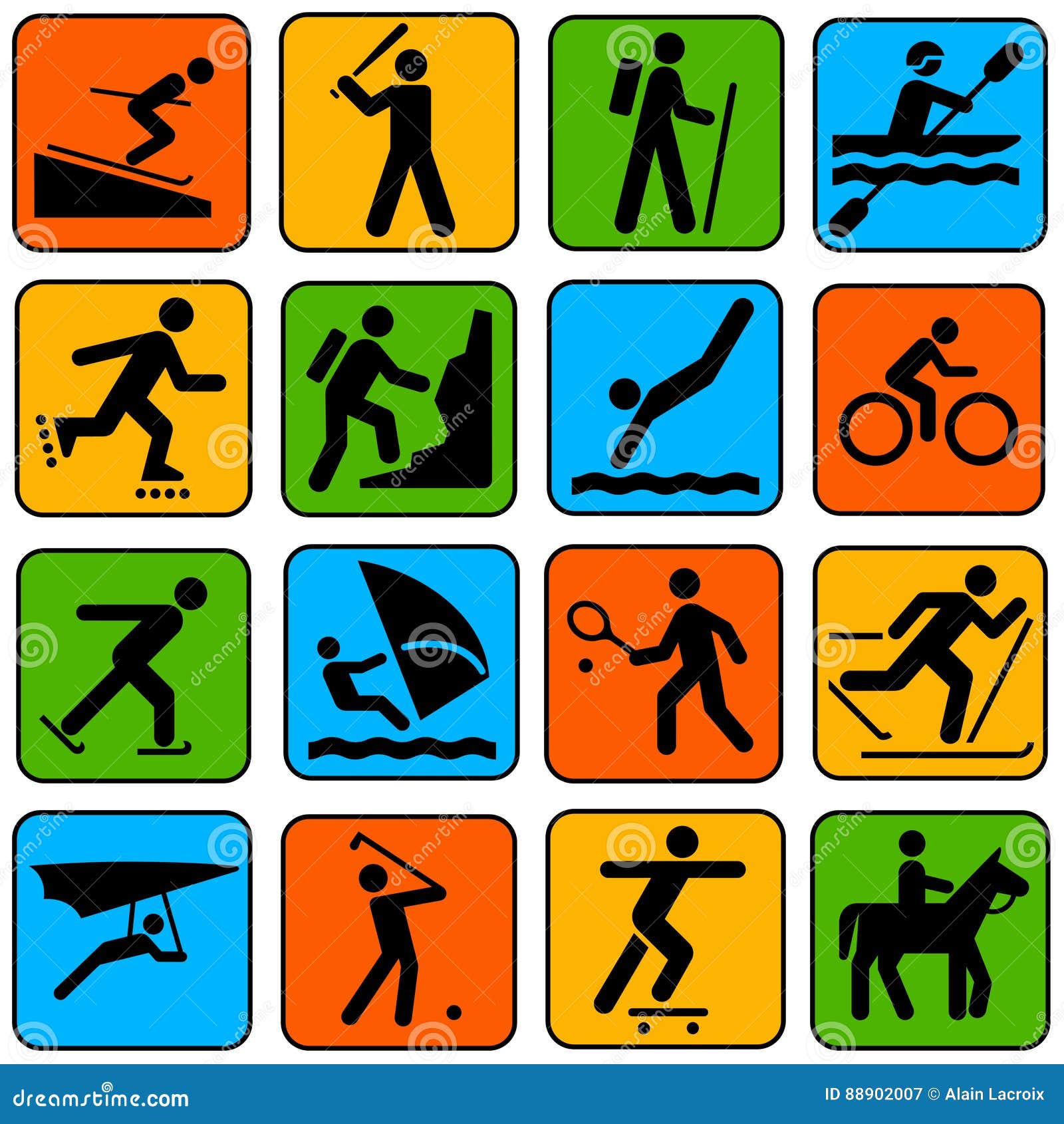 Ostenta ícones ilustração stock. Ilustração de patim - 88902007