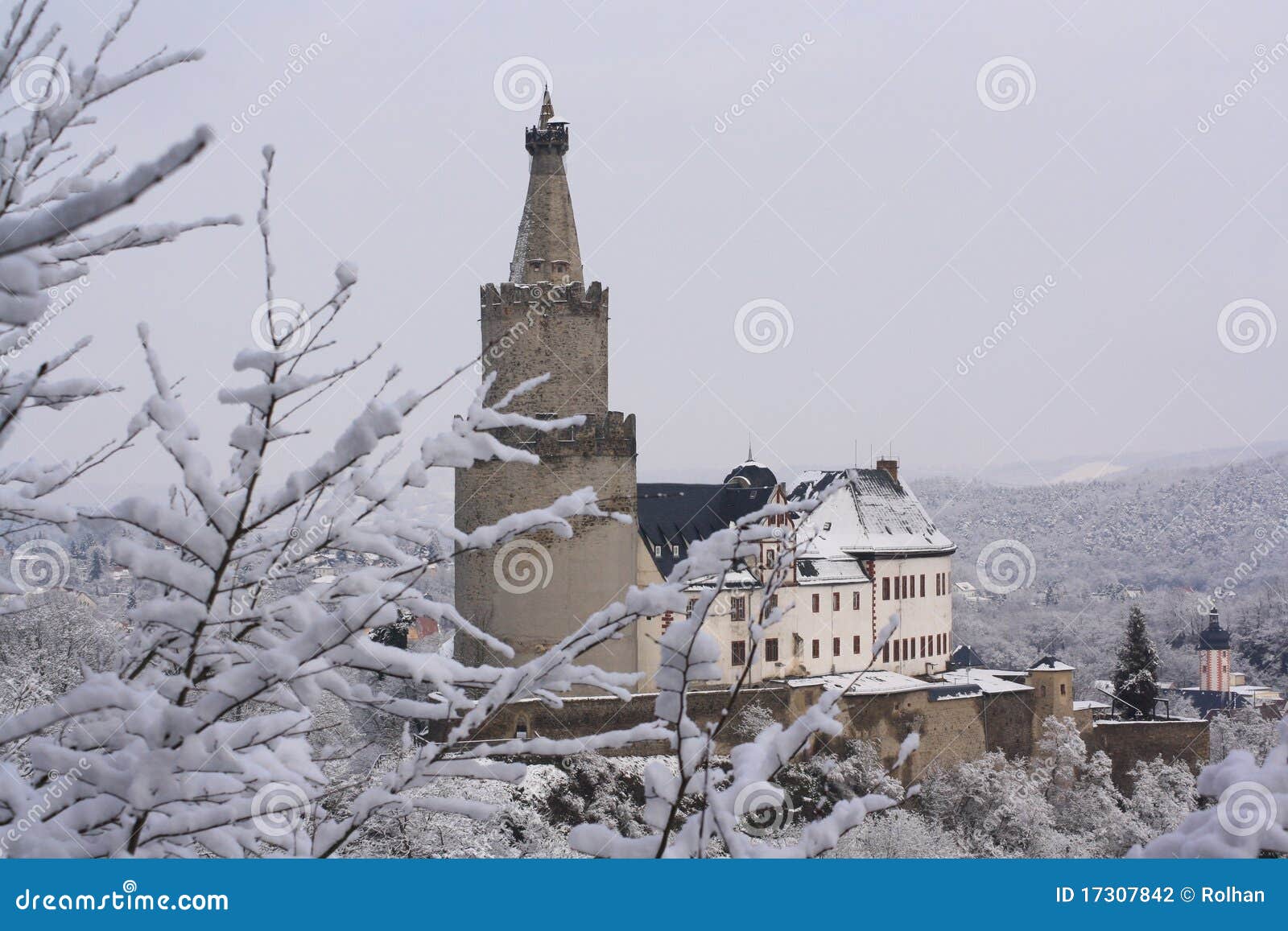 Osterburg Weida stock photo. Image of castle, thuringia - 17307842
