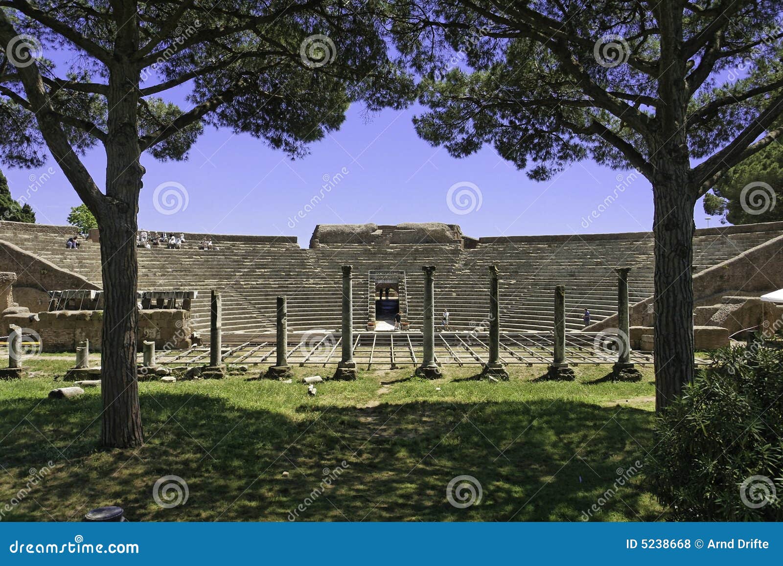 Ostia Antica, Carved Type Royalty-Free Stock Photo | CartoonDealer.com ...