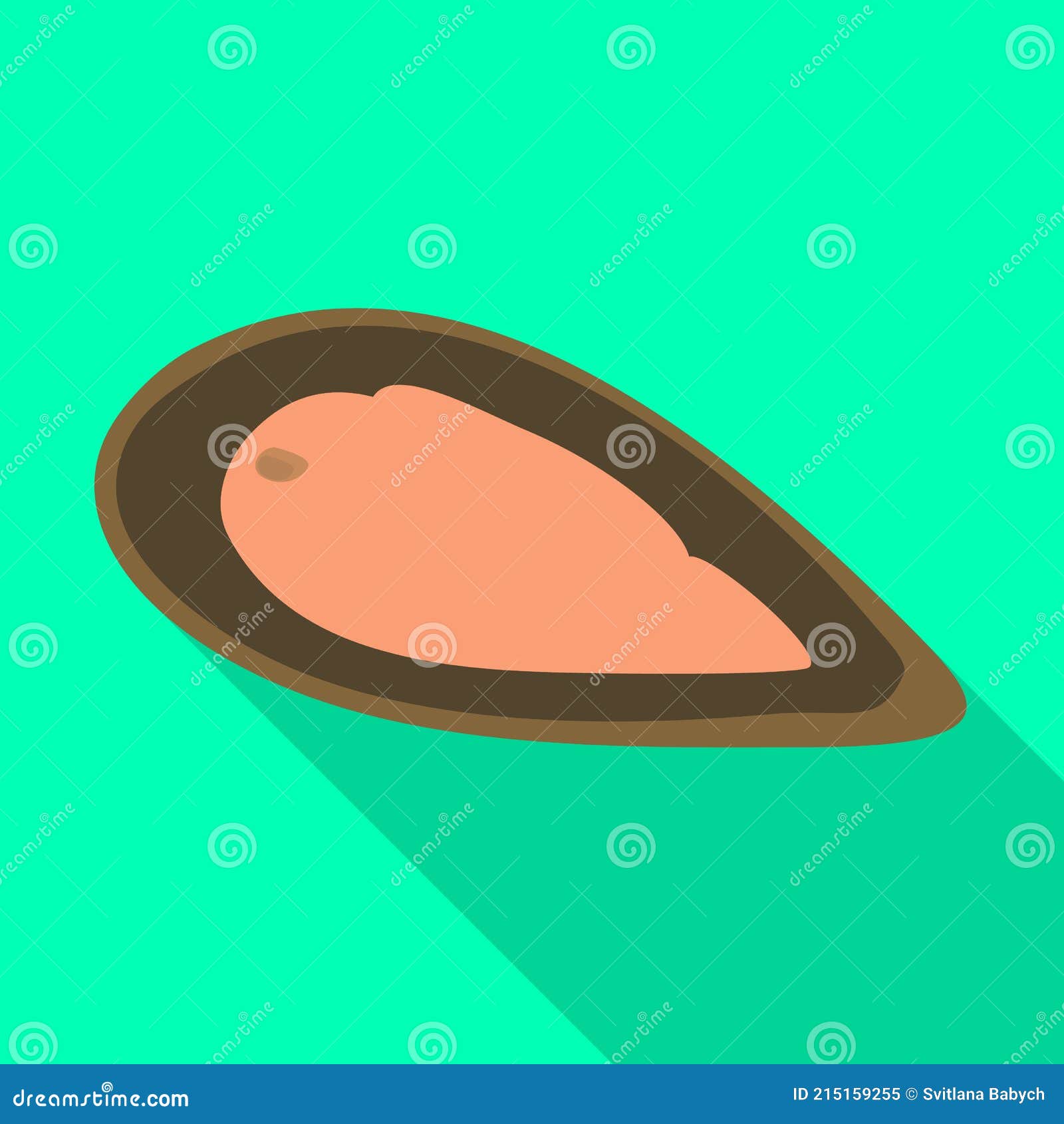 Ostra Vector Iconflat Vector Icono Aislado Sobre Fondo Blanco Ostra ...