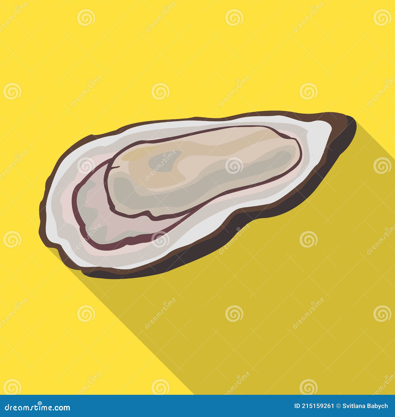 Ostra Vector Iconflat Vector Icono Aislado Sobre Fondo Blanco Ostra ...