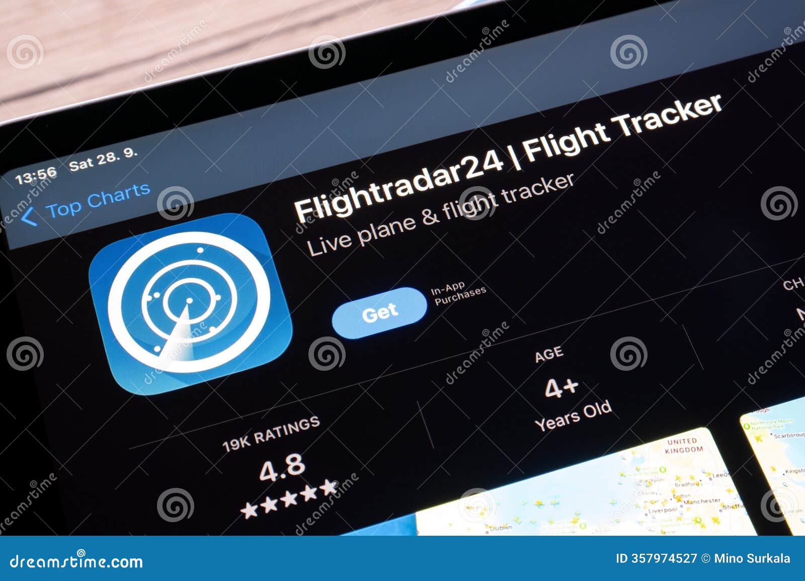 App Store with FlightRadar24 Flight Tracker Mobile Application ...