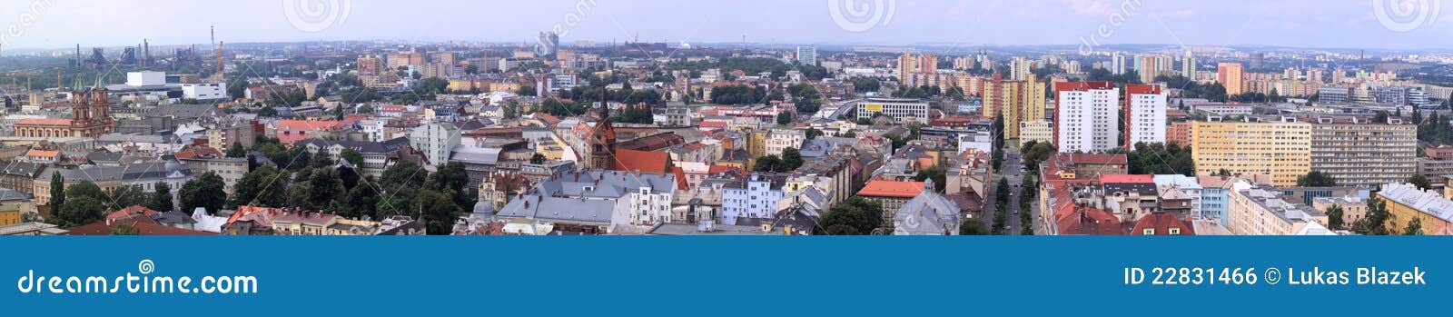 Ostrava panorama editorial photo. Image of northern, scenery - 22831466