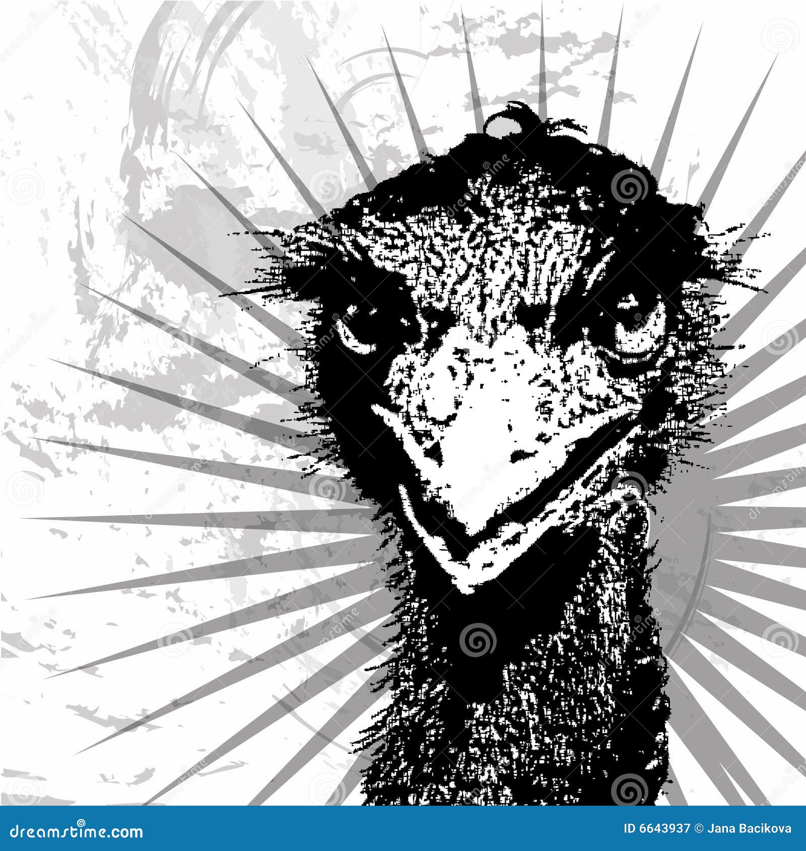 Strauss Vector Watercolor Isolated On White. Icon Painted Style ...