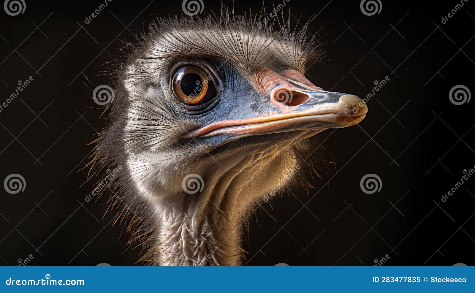 Intense And Dramatic Florescences In Ostrich Eyes Captured With Nikon ...