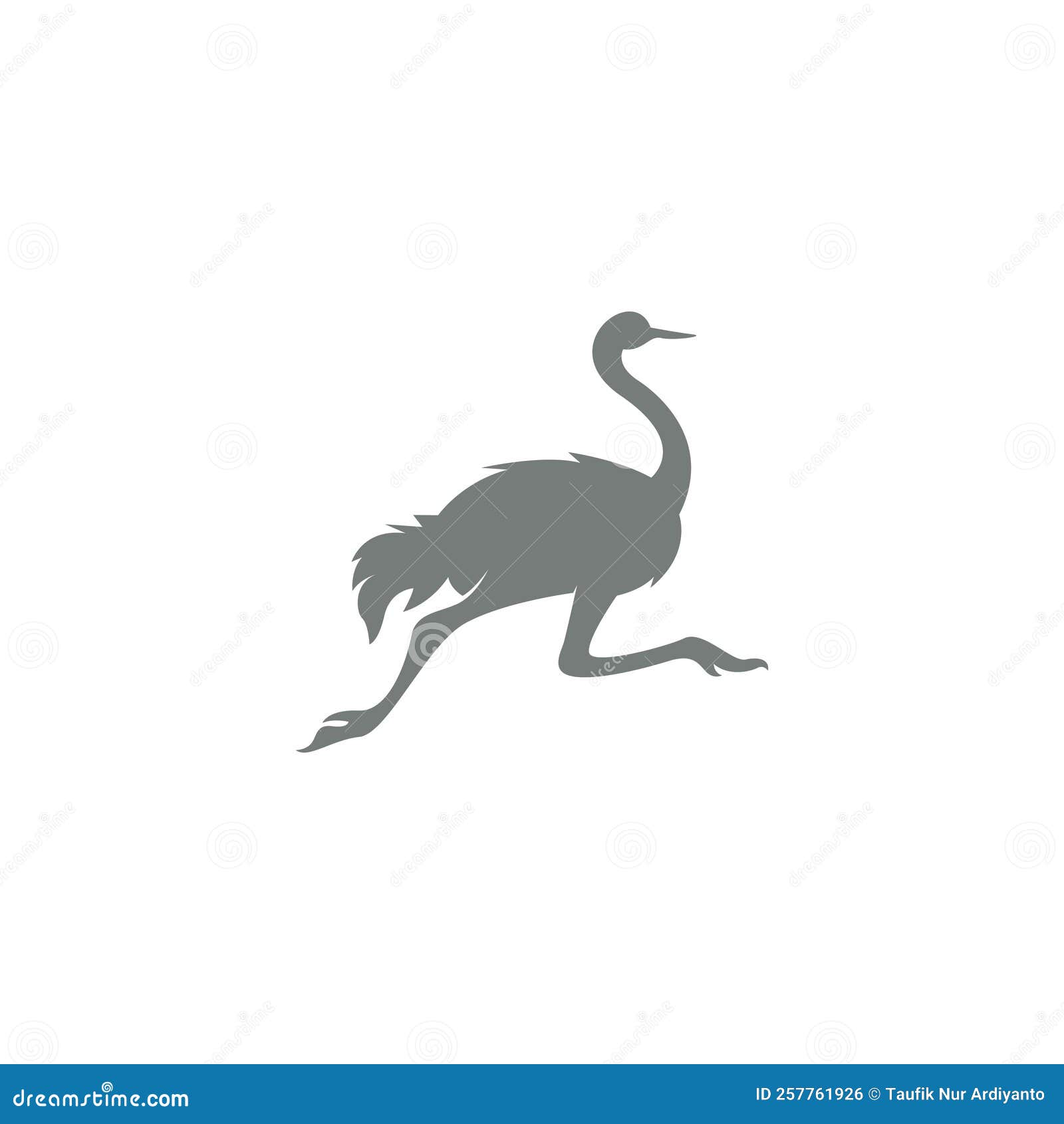Ostrich Icon Logo Design Illustration Stock Illustration - Illustration ...