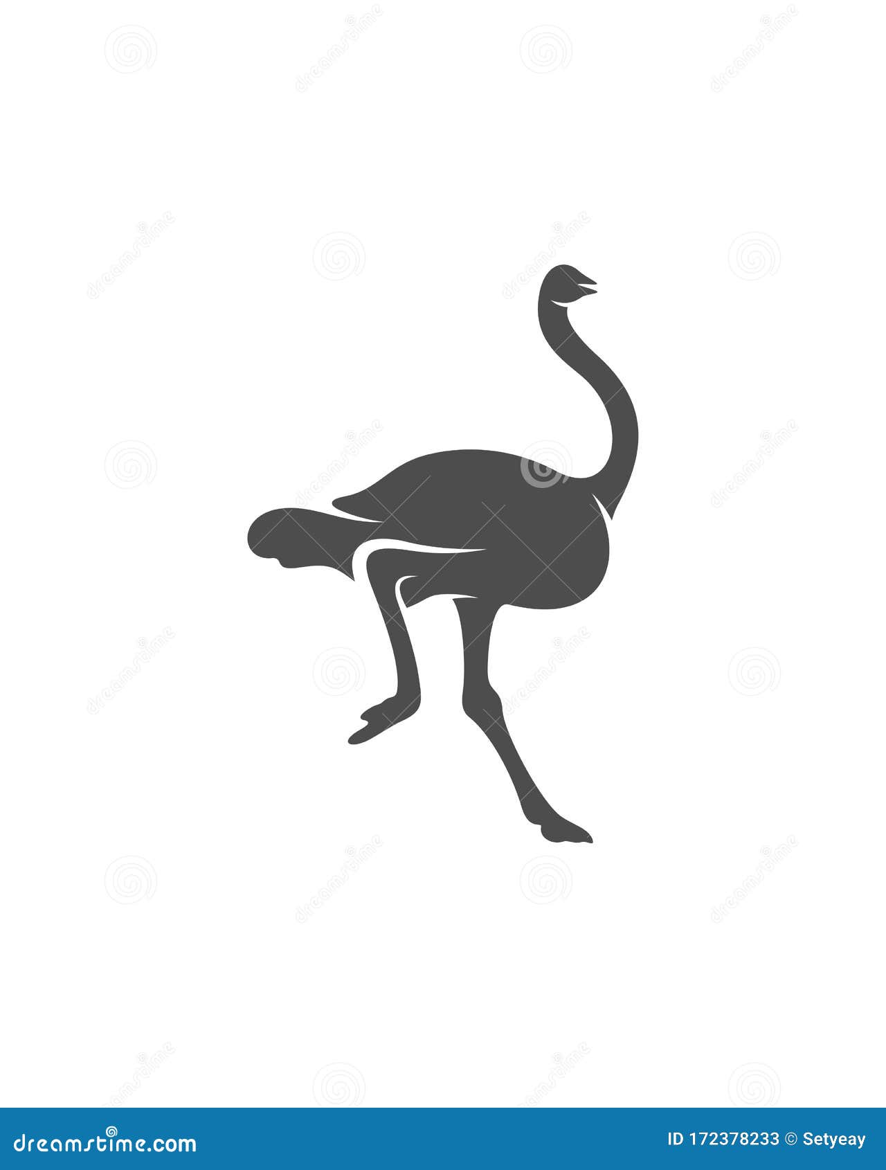 Ostrich Logo Vector, Animal Graphic, Ostrich Design Template ...