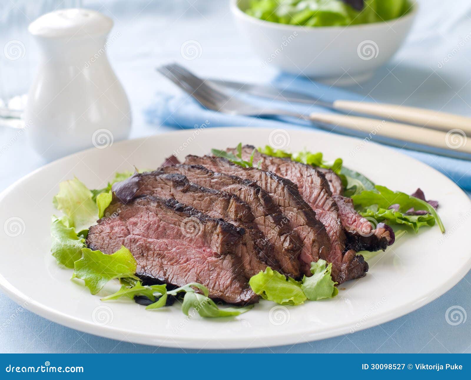 Ostrich steak stock image. Image of green, meal, pepper - 30098527
