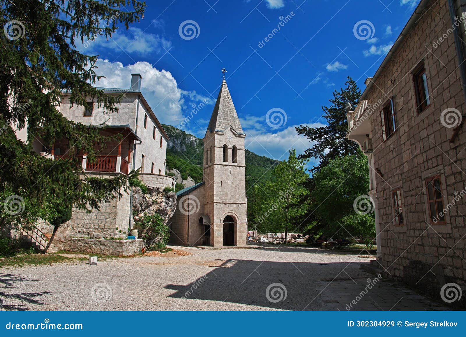 Ostrog Ancient Orthodox Monastery in Montenegro Stock Image - Image of ...