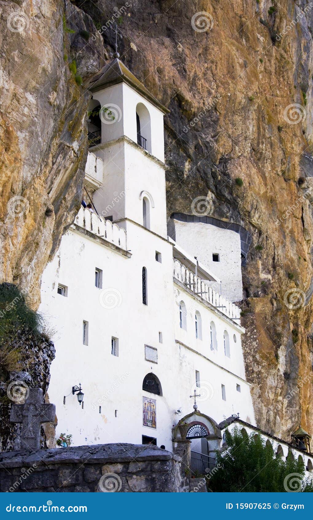 Ostrog Monastery stock image. Image of beautiful, church - 15907625