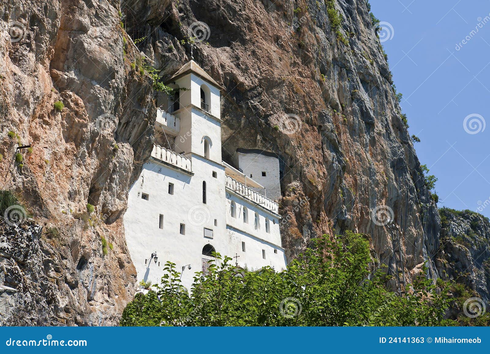 Ostrog Monastery stock image. Image of architecture, natural - 24141363
