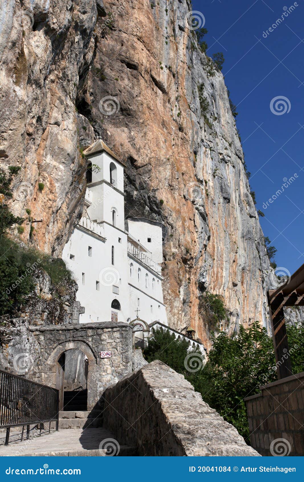 Ostrog Monastery in Montenegro Stock Photo - Image of miracle ...