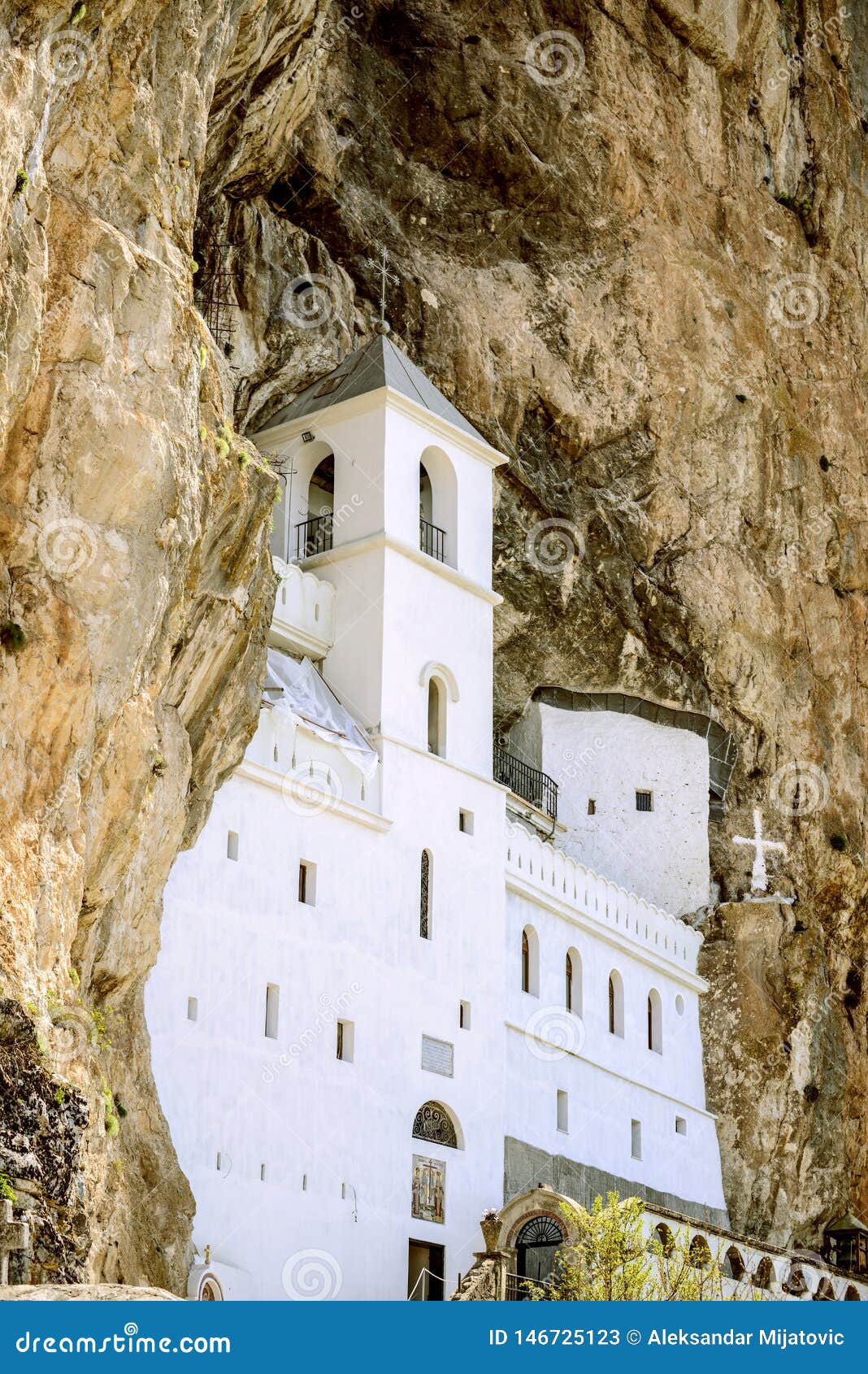 Ostrog Monastery in Montenegro Stock Image - Image of enchanted ...